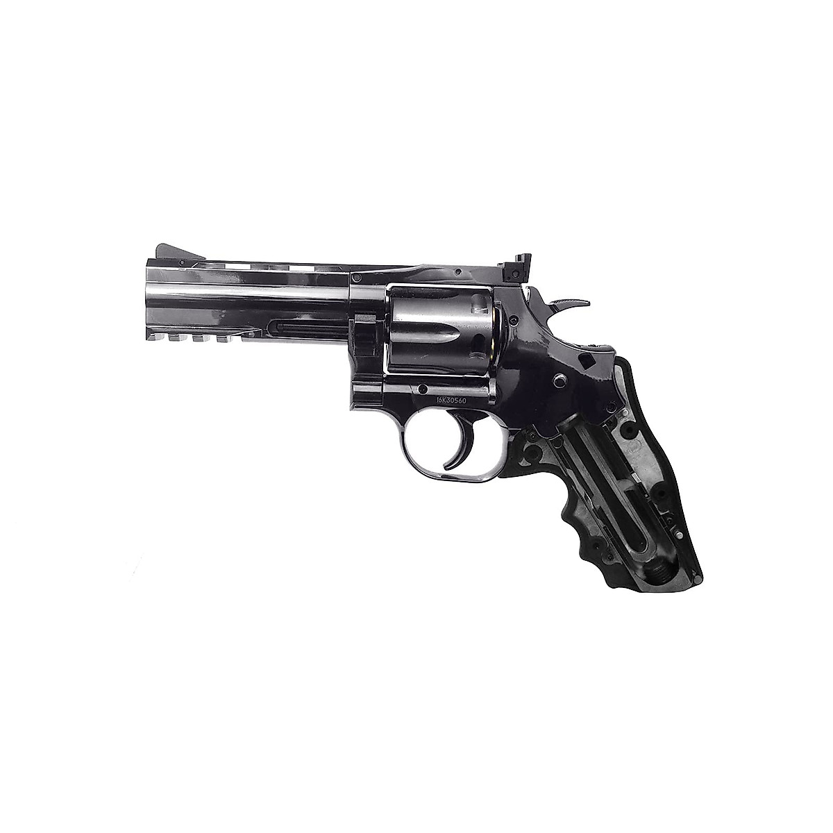ASG Dan Wesson 715 Revolver 4" 0.177/4.5mm Caliber BB Gun, Steel Grey