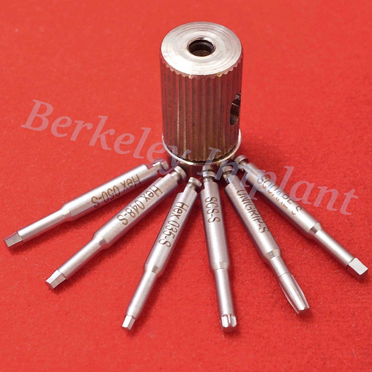 Dental Implant Latch-Type Multi-Driver Set (Short Drivers) for Dental Practices