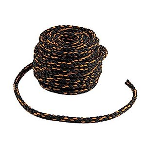 PROGRIP 10098 California Truck and Auto Rope for Cargo Tie Down, Transport and Marine: 50' x 3/8", Orange/Black