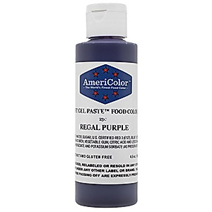 Americolor Soft Gel Paste Food Color, 4.5-Ounce, Regal Purple