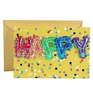 Hallmark Signature Birthday Card (Mylar Balloons) (799RZH1060)