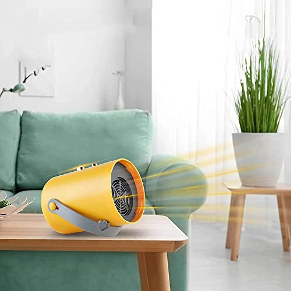 TLAXQLLG Mini Dryer, Portable Clothes Dryer, Mini Travel Dryer Machine with Big Clothes Bags and Warm Shoe Expansion Tube for Apartments Travel (Yellow_1)