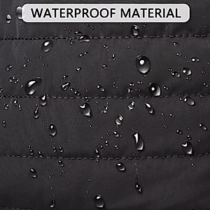 Hsitandy Tote Bag for Women, Crossbody Bags Purses for Women Crossbody Bag Quilted Tote Shoulder Bag Fashion Travel Handbag with Zipper Large Black/Viridity