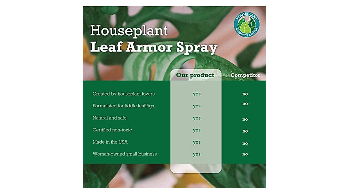 Houseplant Leaf Armor - Shine & Protect Indoor Plants | Easy Spray