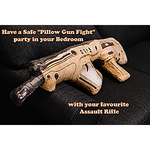 Caliber Gourmet Hug Soft Tactical Tavor Rifle Cushion Pillow, Cotton, Plush Stuffed, Throw Pillow, Decorative, Loved by Military Personnel, Veterans, Hunters, Gun Lovers