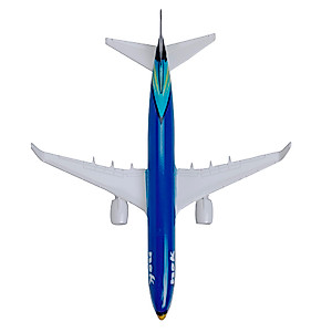 Bswath Model Plane 1:400 Scale Model B737 Model Airplane Diecast Airplanes Metal Plane Model for Gift (Blue Bird)