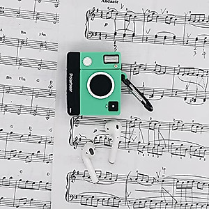 Dehoko Compatible with AirPods 1st 2nd Generation Case Cover Camera, Kids Girls Boys Women Kawaii Funny Protective Silicone Cartoon 3D Cute Camera Design Cover for AirPods Case 1/2 Gen (Camera)