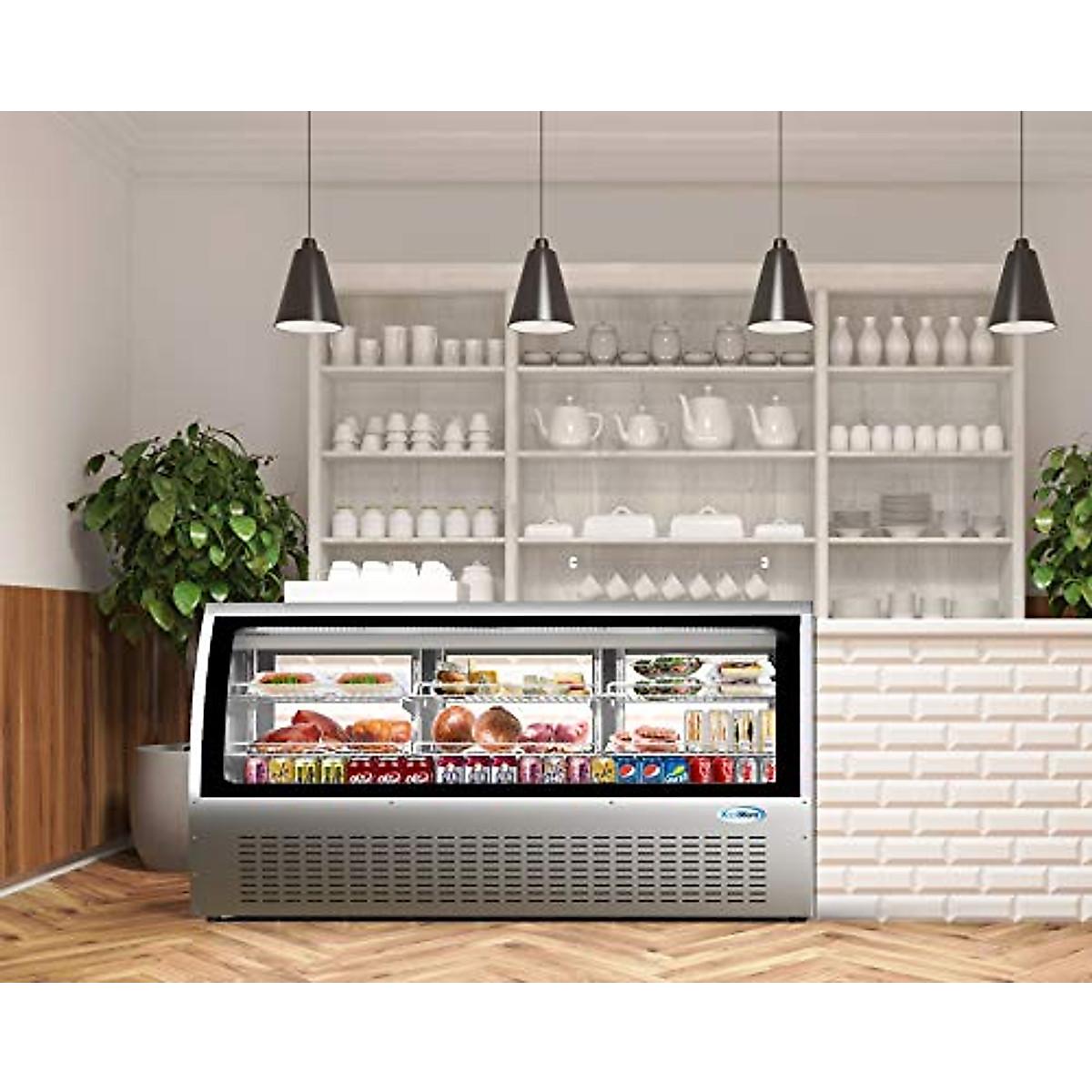 KoolMore RD32C-SS Refrigerator, 82 Inch, Stainless Steel