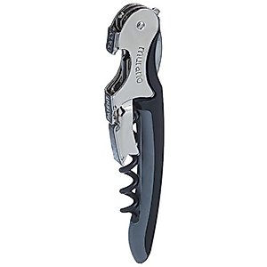 Franmara 3165-BU Soft-Touch Murano Two-Step Waiter Corkscrew with Nonstick Spiral