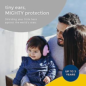 Baby BANZ Earmuffs Infant Hearing Protection â€“ Ages 0-2+ Years â€“ Industry Leading Noise Reduction Rating â€“ Soft & Comfortable â€“ Baby Ear Protection