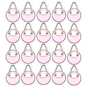 Artliving 2cm Invisible Disc Adhesive Plate Hanger Set Vertical Plate Holders (20 pack)