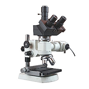 Radical 1200x Trinocular Incident Light Microscope w XY Stage & Geology Polarizing Kit with Camera Port