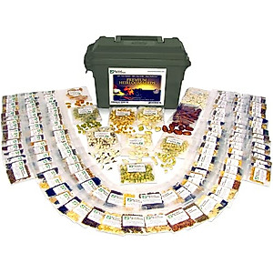 Survival Essentials Ultimate Heirloom Seed Vault, 144 Variety Packed in Superior Ammo Can, Over 23k Seeds for Planting Vegetables and Fruits, for Survival and Emergency Supply, Non-GMO
