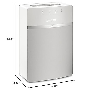 Bose 731396-1200 SoundTouch 10 Wireless Speaker, Works with Alexa, White