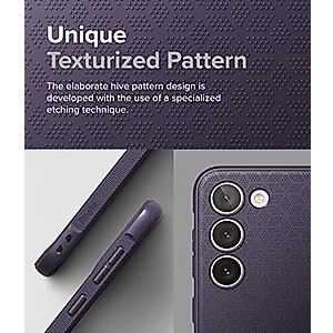 Ringke Onyx [Feels Good in The Hand] Compatible with Samsung Galaxy S23 Plus Case, Anti-Fingerprint Technology Prevents Oily Smudges Non-Slip Enhanced Grip Precise Cutouts for Camera - Deep Purple