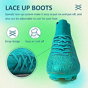 Soccer Cleats Mens Football Cleats Women Tacos de Futbol para Hombre tachones Futbol Soccer para Hombre para Hombres Outdoor Soccer Shoes High Top Cleats Men Football Boots Professional Spikes AG/FG