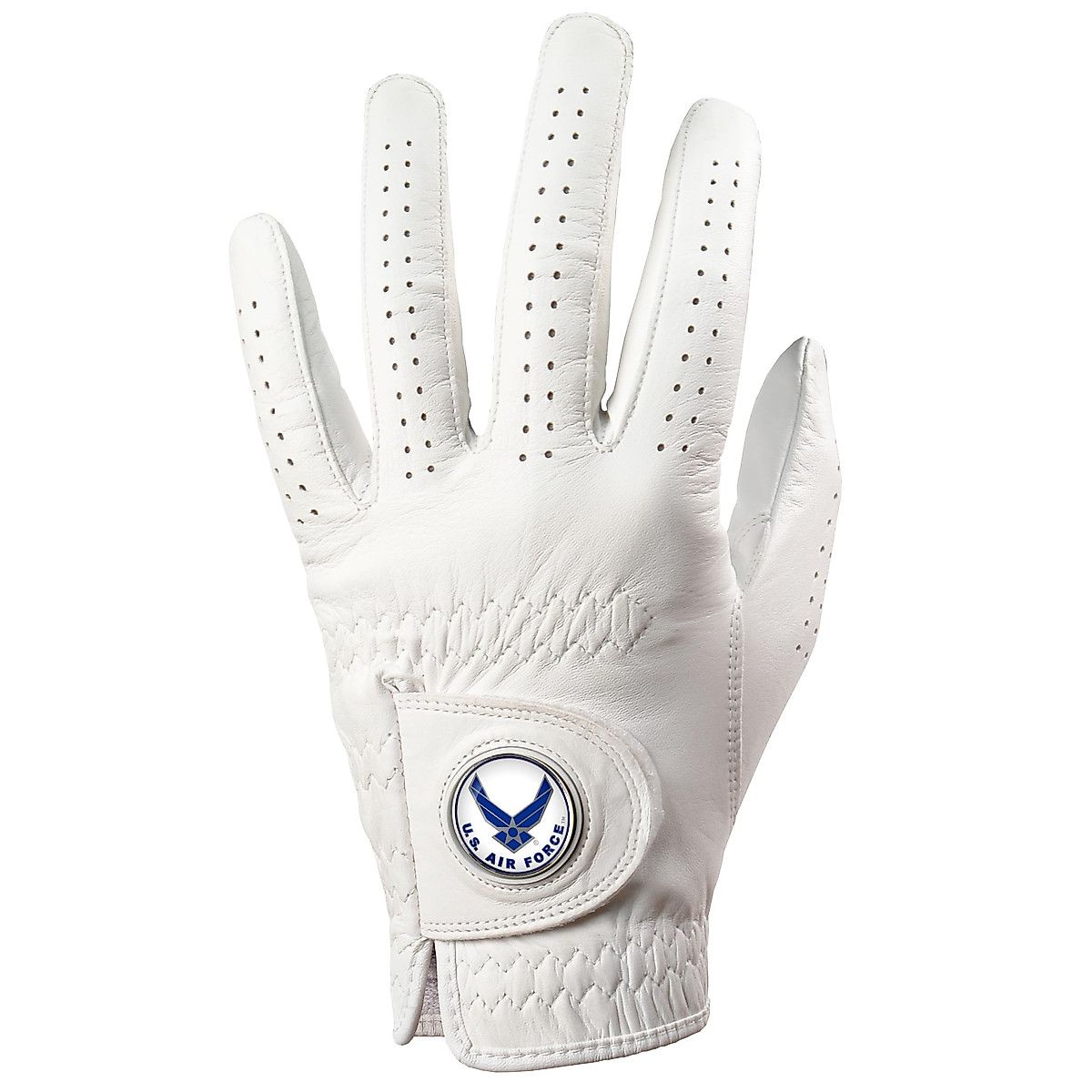 LinksWalker U.S. Air Force Cabretta Leather Golf Glove - ML
