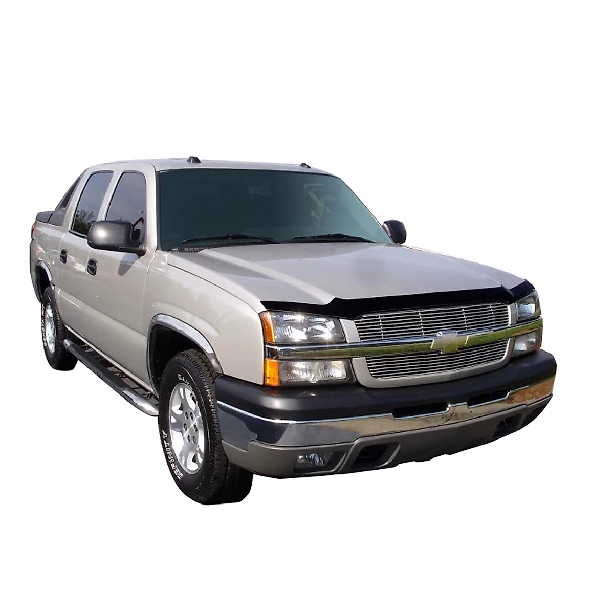 Auto Ventshade (AVS) 322024 Aeroskin Flush Mount Dark Smoke Hood Protector for 2003-2005 Silverado 1500, 2003-2004 Silverado 2500 & 3500