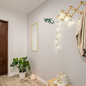 YARNOW Gecko Wall Decoration Garden Lizard Wall Art Metal Outdoor Wall Decor Gecko Sculpture for Home Office Garden Wall Decoration