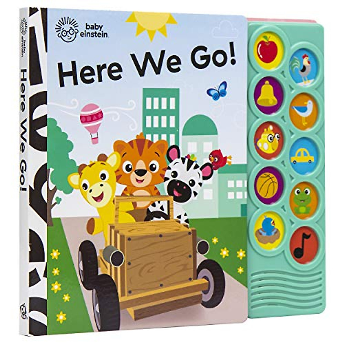 Baby Einstein - Here We Go! 10-Button Sound Book - PI Kids (Play-A-Sound)