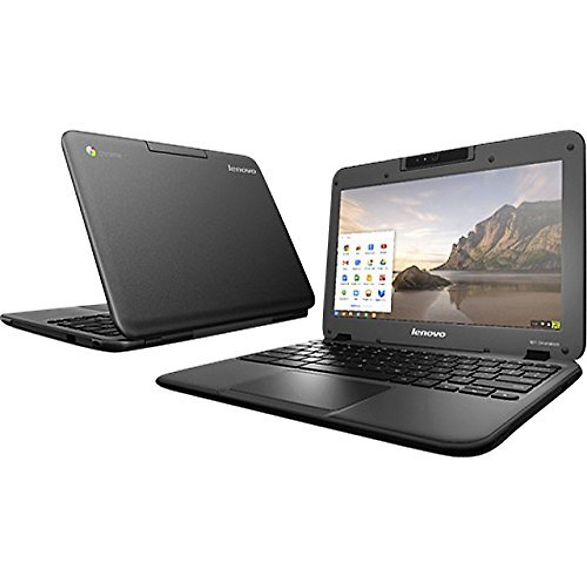Lenovo 11.6-inch Premium HD IPS Touchscreen Chromebook, Intel Dual-Core Processor, 16 GB SSD, 4 GB Memory, 802.11ac, Rotatable Camera, Bluetooth, Water-Resistant Keyboard, Chrome OS