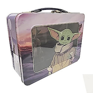 The Tin Box Company "The Child" Mandalorian Tin Lunchbox with Window