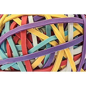 Mikily's 5 Colors Rubber Bands Ball for 0.33lb Office Supplies RubberBands