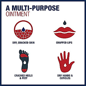 Eucerin Aquaphor Healing Ointment Dry, Cracked and Irritated Skin Protectant, 1.75 Oz Tube, 2 pack