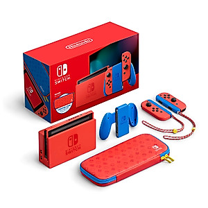 Nintendo Switch - Mario Red & Blue Edition - Switch (Renewed)