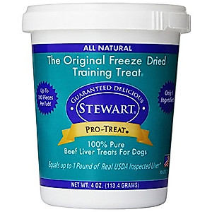 Stewart Freeze Dried Beef Liver Dog Treat 4 oz.