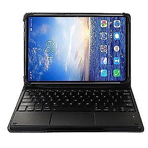Acogedor 2 in 1 Tablet 10.1 Inch, Android 12.0 Tablets, Support 4G Band Calling Function, 2.4GHz and 5G WiFi Connection, 8GB RAM 256GB ROM, WiFi, GPS, BT (White) (US Plug)