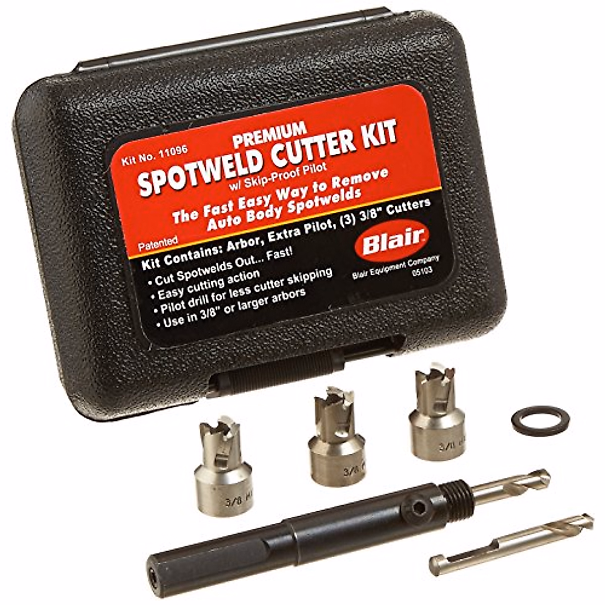 Blair - Spotweld Cutter Set 3 3/8In. Cutters Arbor & Pil (11096)