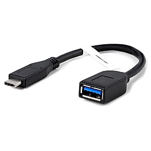 Plugable USB C to USB Adapter Cable with Driverless Technology, Enables Connection of USB Type C Laptop, Tablet, or Phone to a USB 3.0 Device (8 inch / 20 cm)