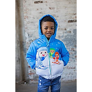 CoComelon JJ Cody Nico Baby Boys Zip Up Fashion Puffer Jacket Blue 24 Months
