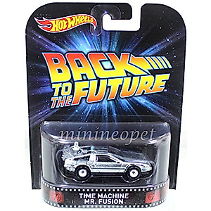 HOT WHEELS CFR36 BACK TO THE FUTURE PART 1 TIME MACHINE DeLOREAN 1/64 MR FUSION ,#G14E6GE4R-GE 4-TEW6W206804