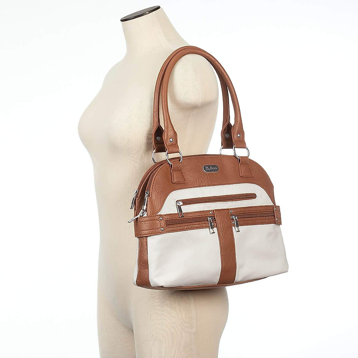 Fox Valley Traders B.Amici Amelia RFID Dome Satchel