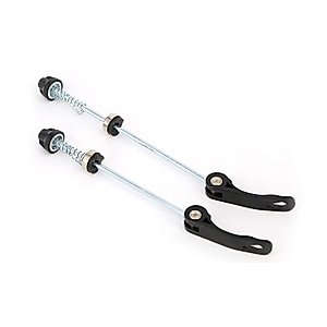 AiTuiTui 1 Pair MTB Quick Release Skewers Bike QR, 145/180 mm Road Mountain Bicycle Wheel Hub Front and Rear Clip Bolt Lever Axle Set