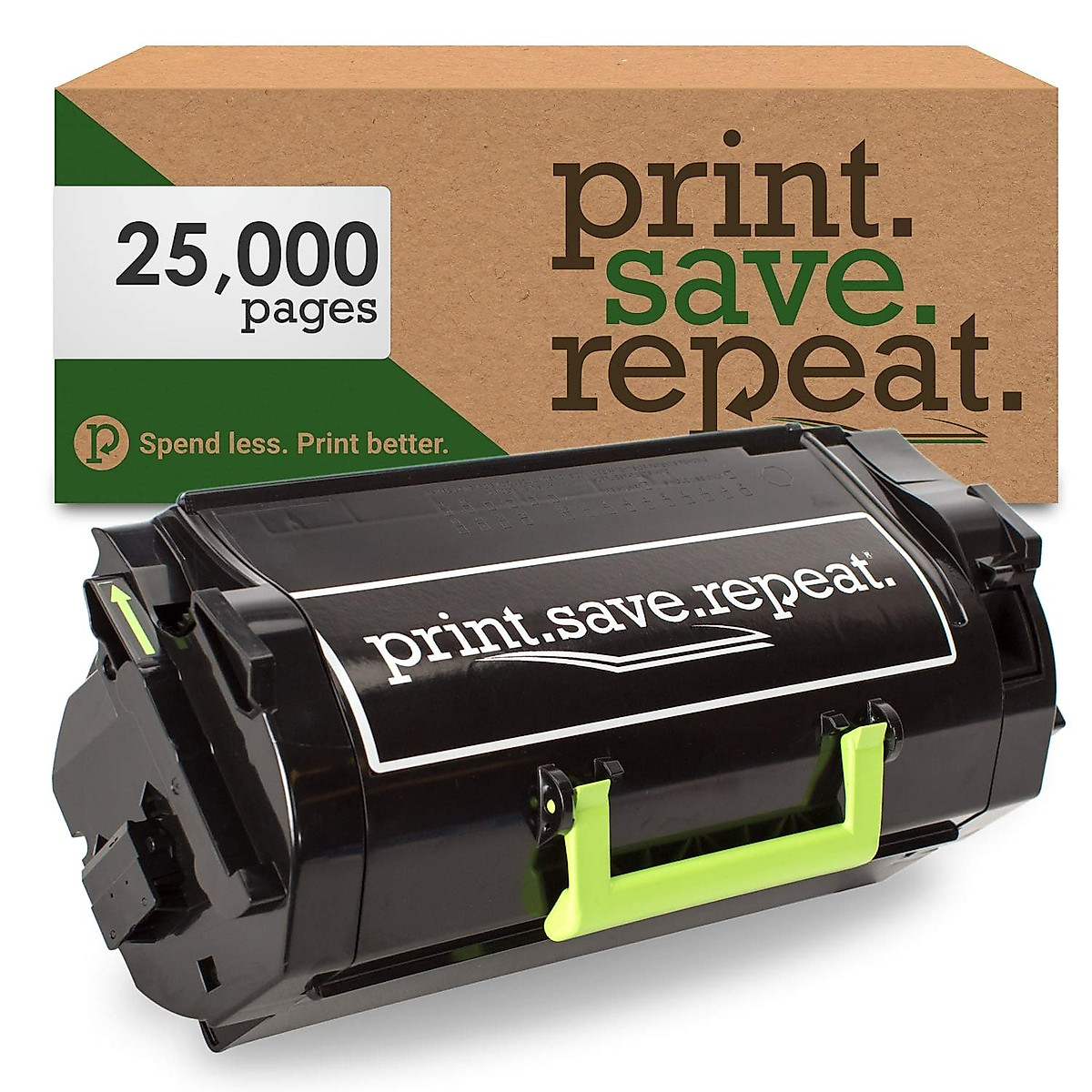 Print.Save.Repeat. Lexmark 53B1H00 High Yield Remanufactured Toner Cartridge for MS817, MS818, MX717, MX718 Laser Printer [25,000 Pages]