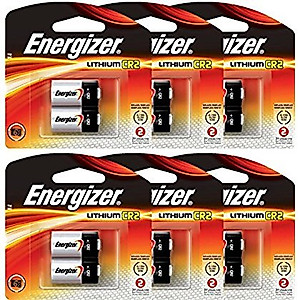 12 Energizer CR2 3-Volt 3V Lithium Photo Batteries (6x2)