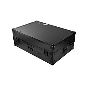 ODYSSEY FZGSPRIME4W2BL Denon Prime 4 Black Flight Case with Patented Glide Laptop Platform & 2U Rack Spaces