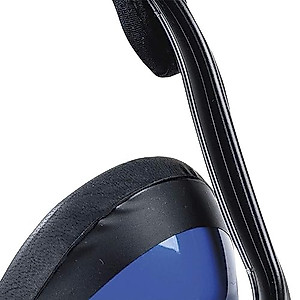 Sellstrom Noise Cancelling Adjustable Safety Ear Muffs, ANSI S3.19 Certified, 25dB NRR, Blue, S23401