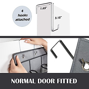 MIIDNTLX Over the Door Shoe Organizer,Hanging Shoe Organizers for Closet Entryway Cabinet Door Hanger,Shoes Storage Stand Wall Holder,Space Saving Clear 24 Pocket Mesh Breathable Shoe Rack