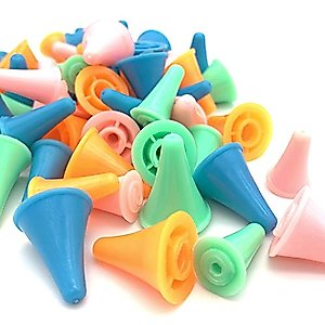 30 Pcs Colorful Knit Knitting Needles Point Protectors 2 Sizes Needle Tip Stoppers for Knitting Craft,Quilting, DIY Art and Sewing