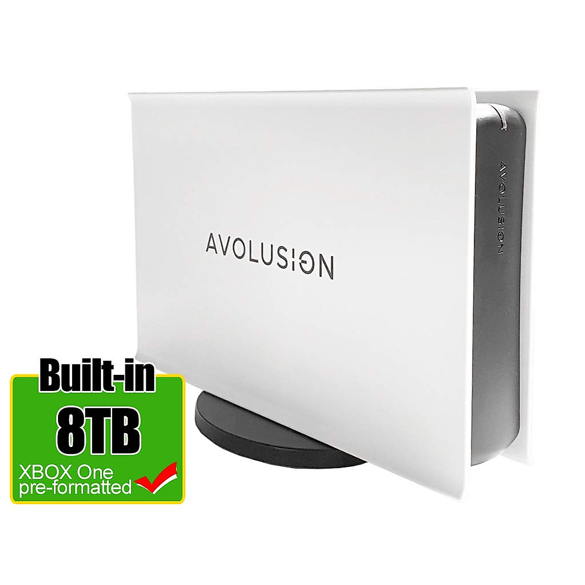 Avolusion PRO-5X Series 8TB USB 3.0 External Gaming Hard Drive for XBOX One Original, S & X (White)