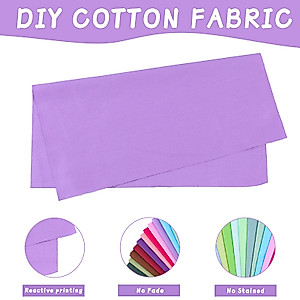 40Pcs 10in x 10in Cotton Fabric DIY Making Supplies Quilting Patchwork Fabric Fat Quarter Bundles DIY for Quilting Patchwork Cushions Cotton Fabric for Patchwork