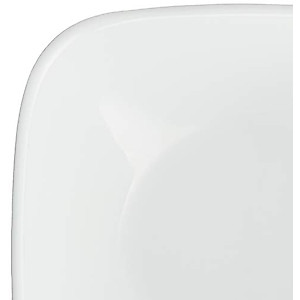 Corelle Vitrelle 1-Qt Serving Bowl, Large Serving Bowl, Triple Layer Glass, Crack and Chip Resistant, Square Serving Trays, (Pack of 2) White
