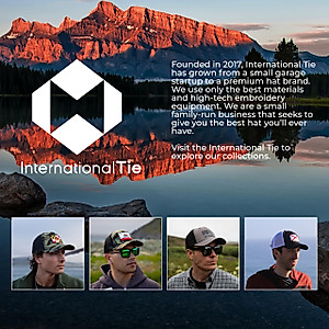 International Tie Colorado Hat for Men and Women – Colorado State Flag Themed Adjustable One Size Trucker Cap, Baseball, Snapback, Hat Mesh Back with an Embroidered Patch