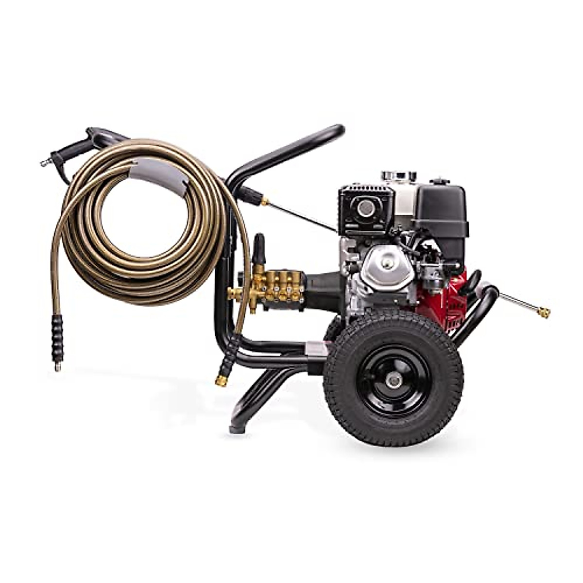 SIMPSON Cleaning PS60869 PowerShot 4000 PSI Gas Pressure Washer, 3.5 GPM AAA Triplex Pump, Honda GX270 Engine, Includes Spray Gun, Wand, 5 QC Nozzle Tips, 3/8-inch x 50-Foot Monster Hose, 49-State