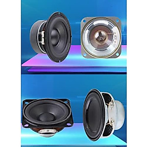 Fielect 10 inches Paper Speaker Cone Subwoofer Cones Drum Paper 1.5 inches Inner Diameter with Foam Surround 2Pcs