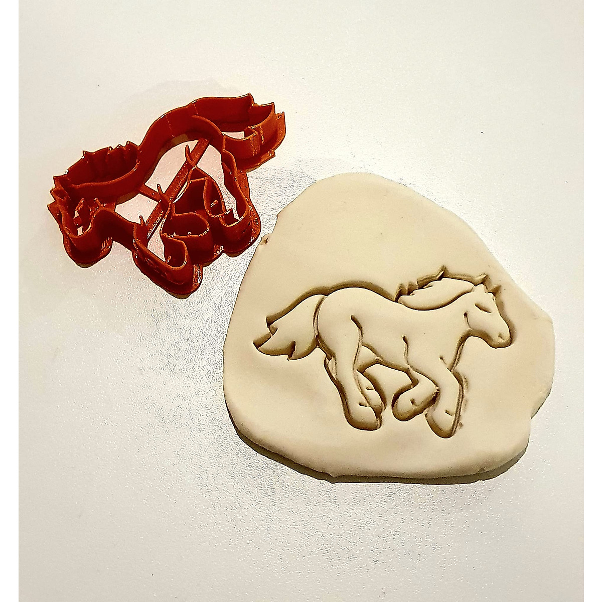 T3D Cookie Cutters Horse Cookie Cutter, Suitable for Cakes Biscuit and Fondant Cookie Mold for Homemade Treats, 3.41'' x 2.48'' x 0.55''